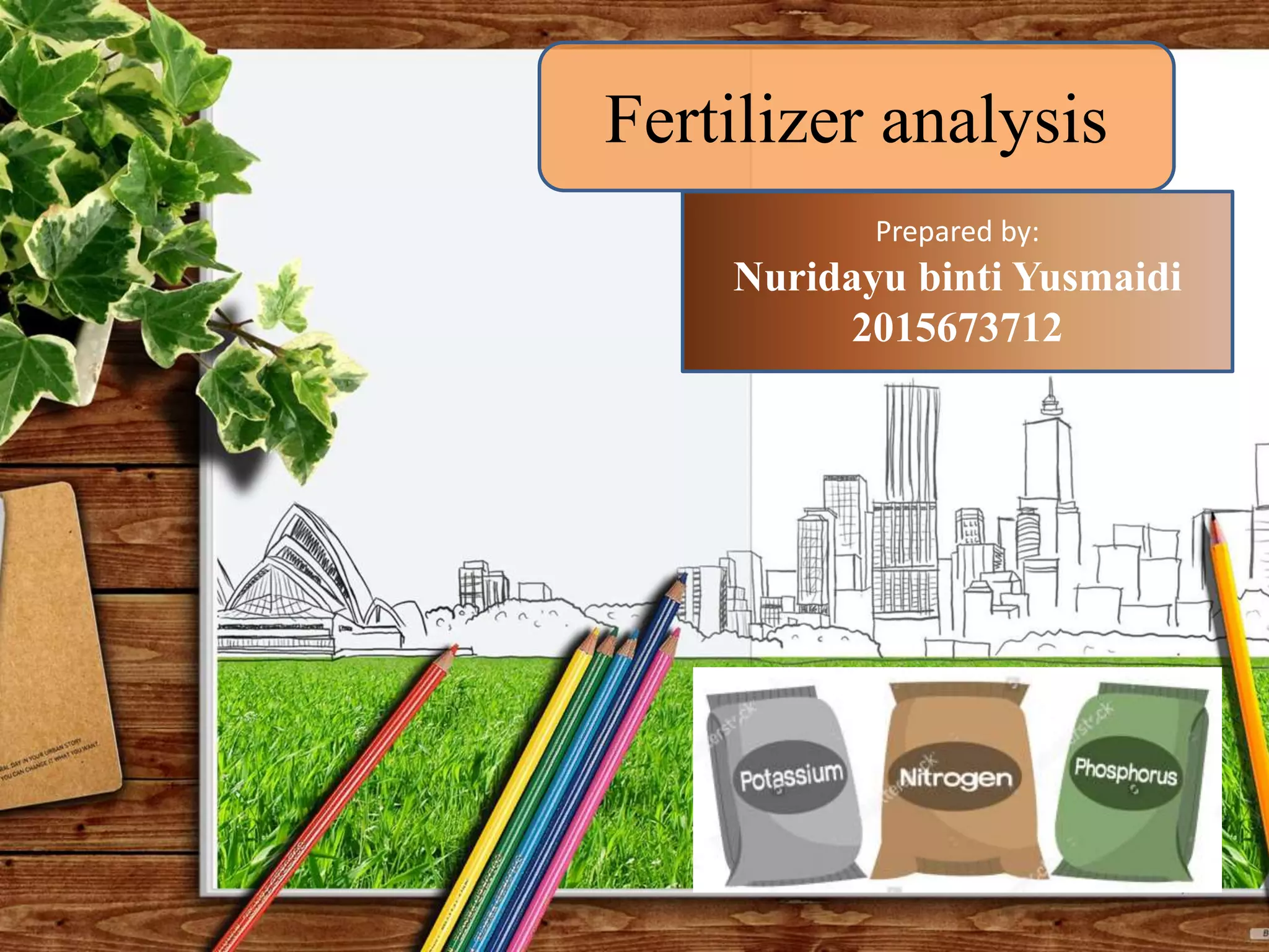 Fertilizer analysis | PPTX