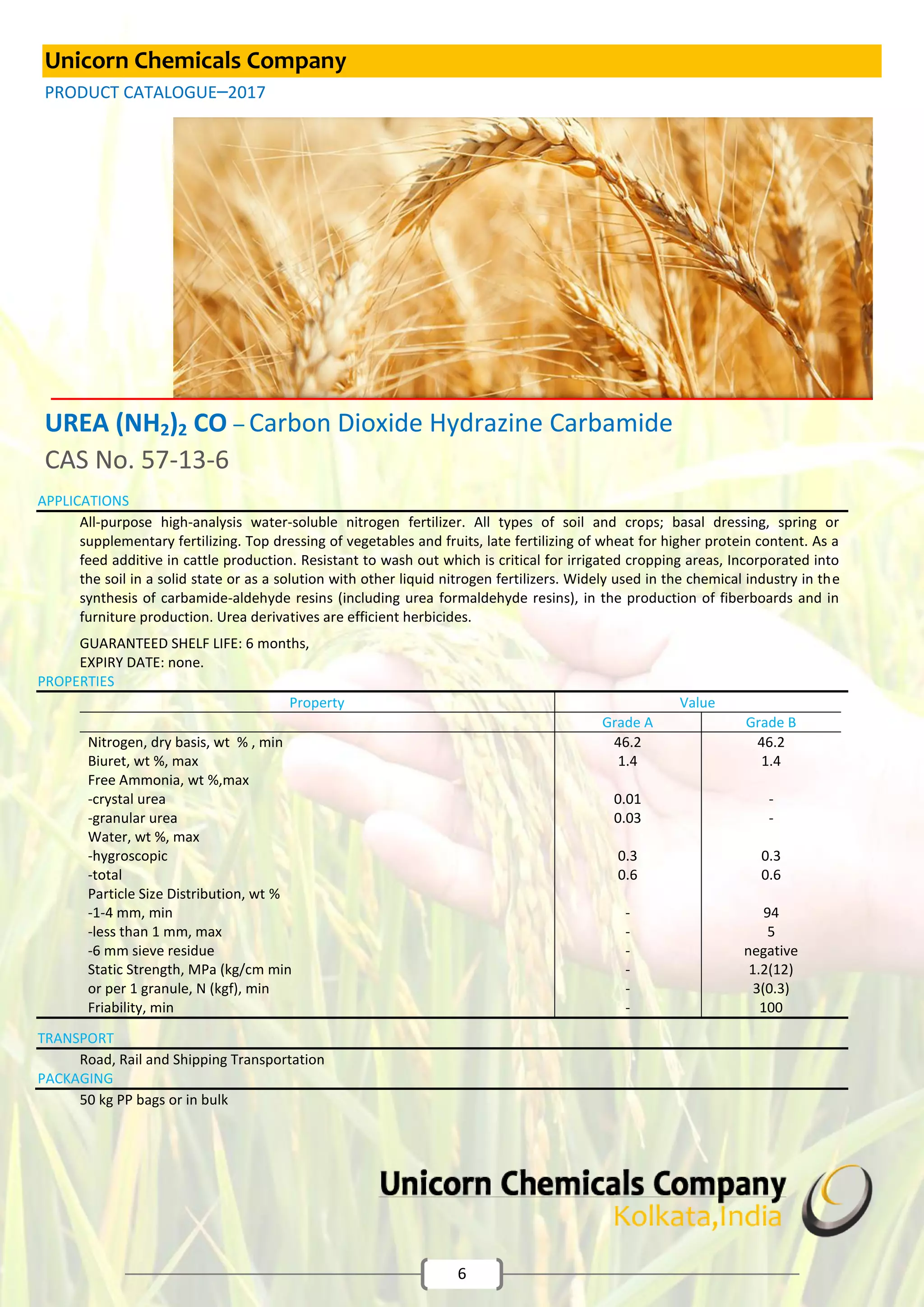 Fertilizer catalogue Unicorn | PDF