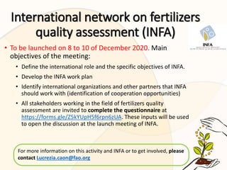 Towards the implementation of the Fertilizer Code at the global level | PPT