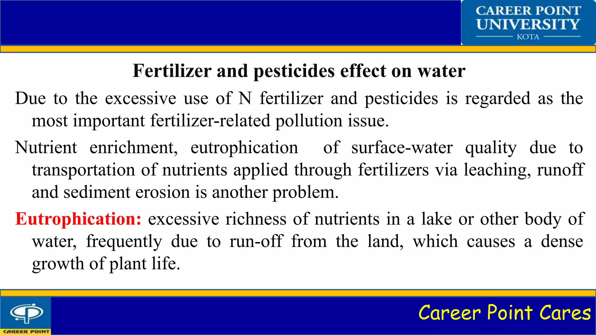Fertilizer effect on soil | PPTX
