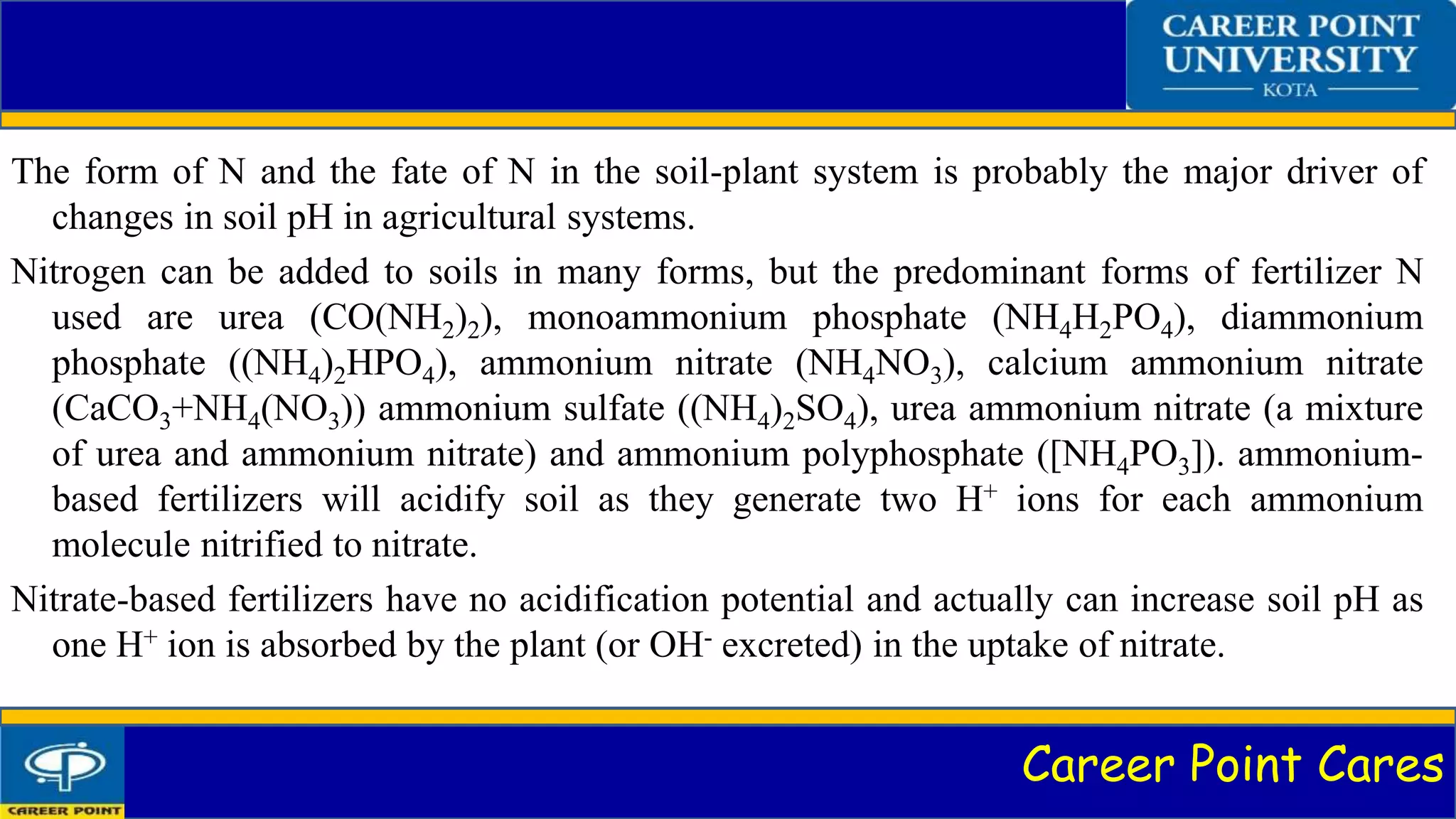 Fertilizer effect on soil | PPTX