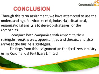 Fertilizer industry | PPTX