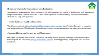 Refractory Materials in Fertilizer Plants | PPTX