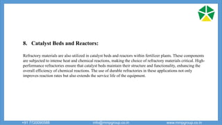 Refractory Materials in Fertilizer Plants | PPTX