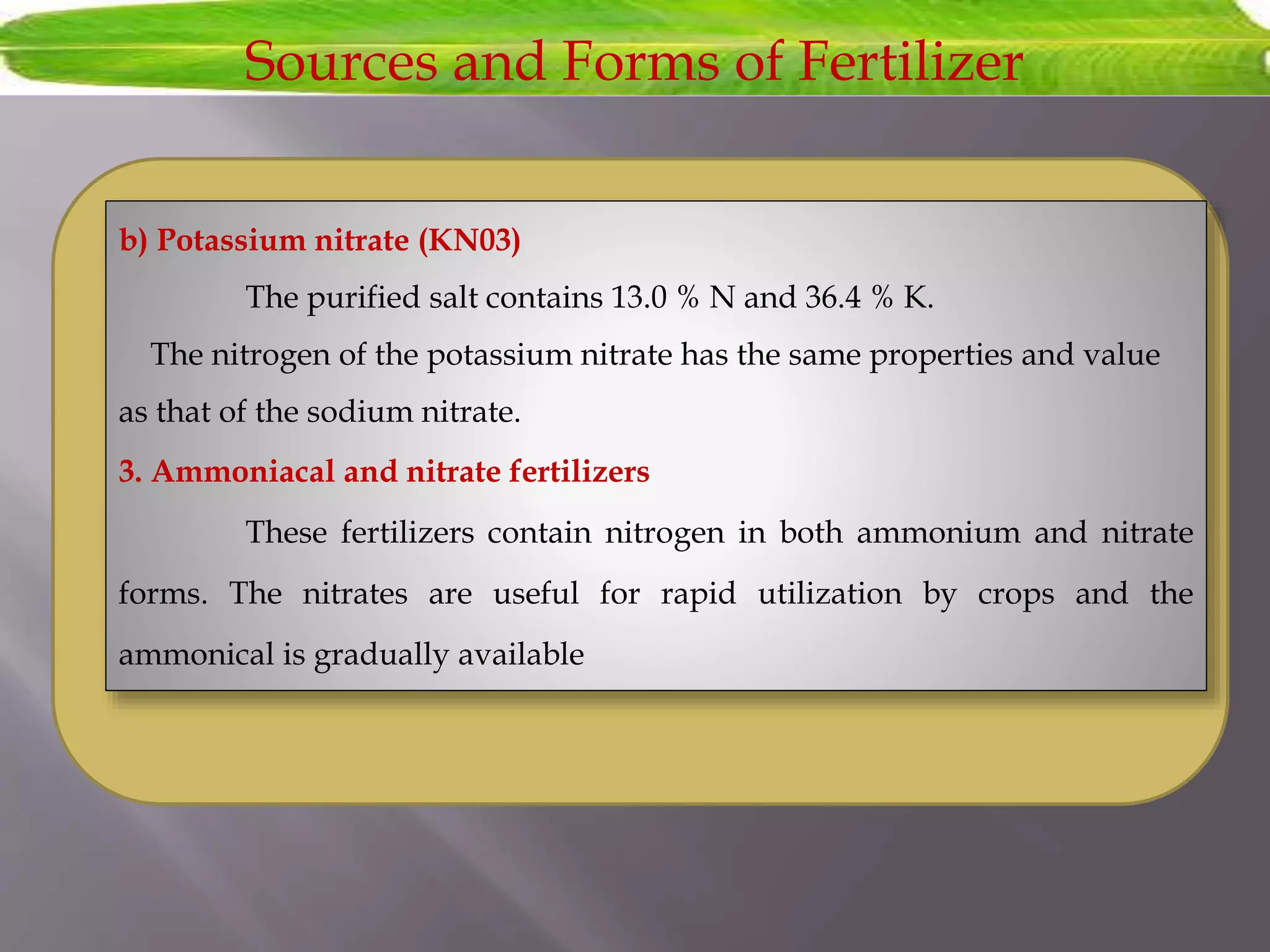 Fertilizers | PPTX