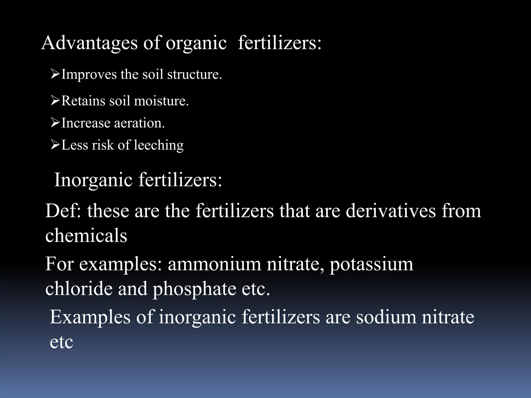 Fertilizers | PPTX