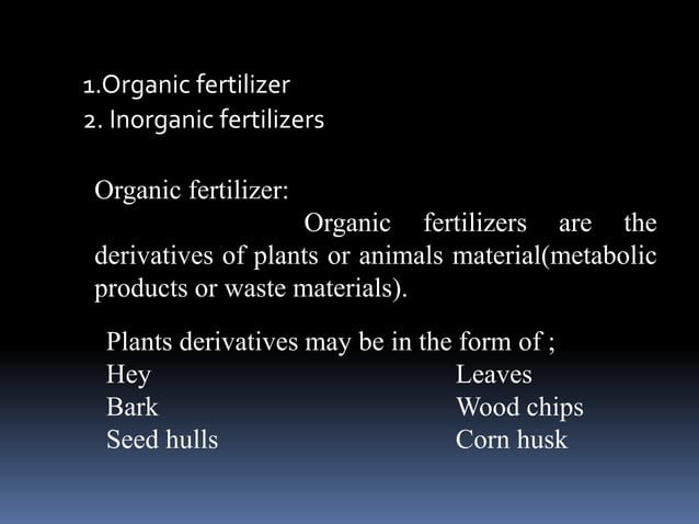 Fertilizers | PPTX | Gardening | Home & Garden