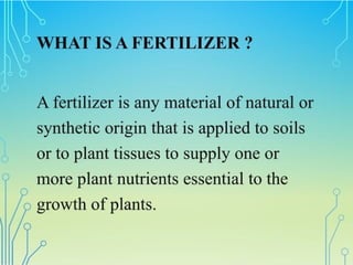 Fertilizers classification, composition, types and importance. .pptx