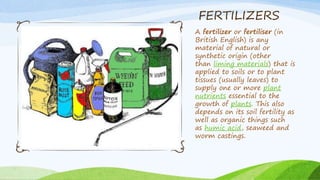Fertilizers and pesticides | PPTX