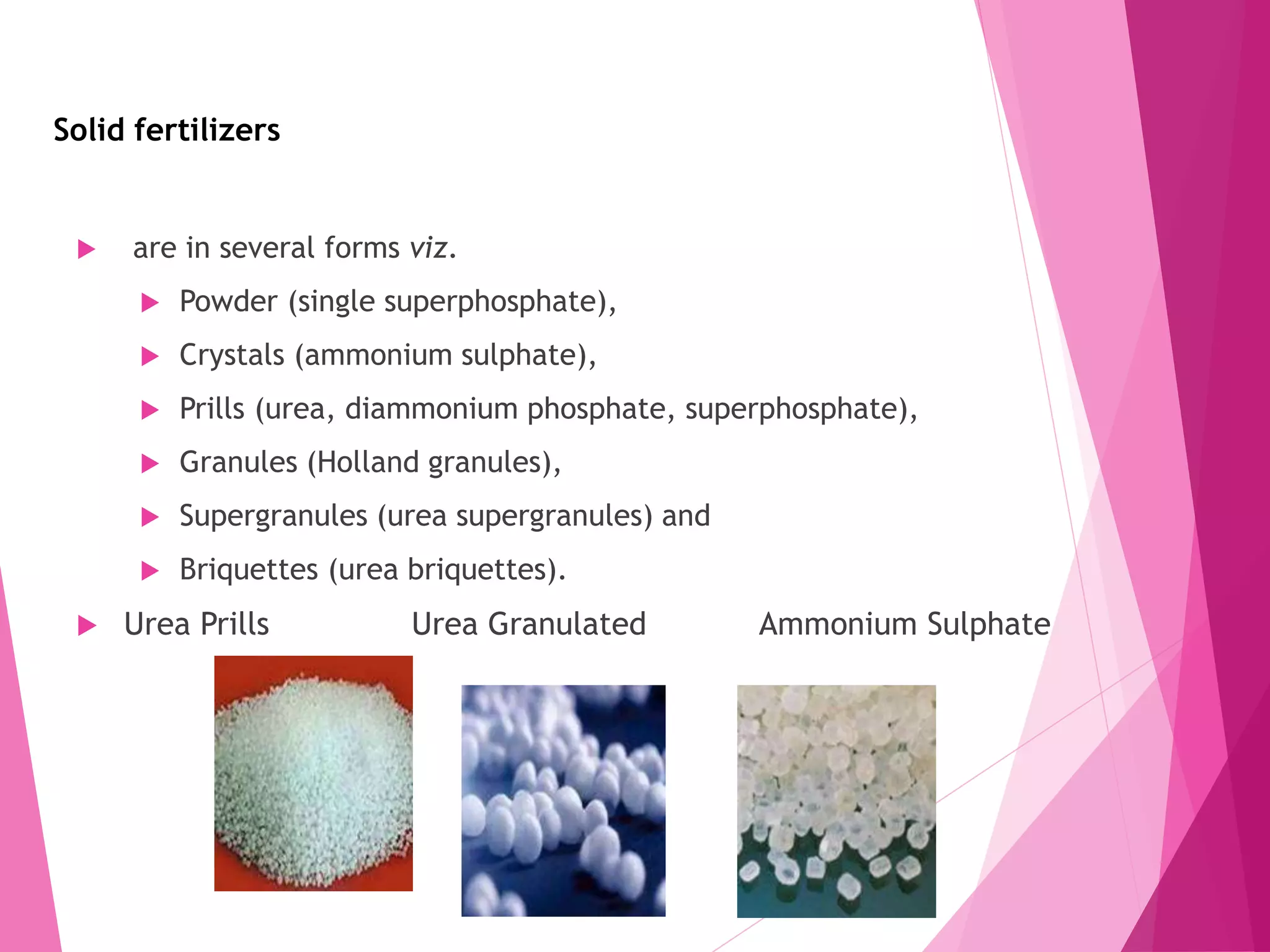 Fertilizers classification By Mr Allah Dad Khan Visiting Professor the ...