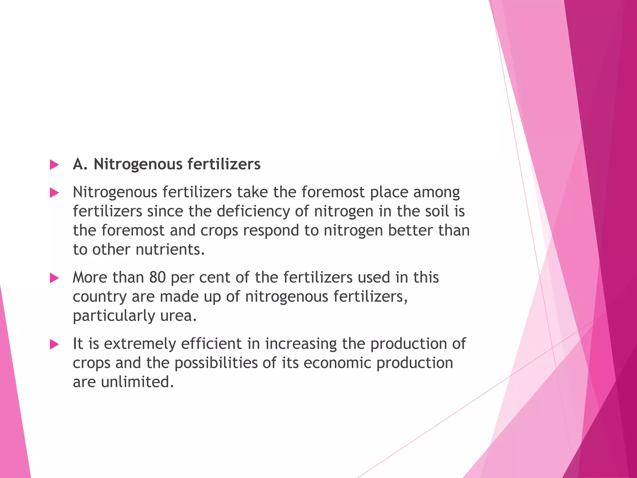 Fertilizers classification By Mr Allah Dad Khan Visiting Professor the University of Agriculture ...