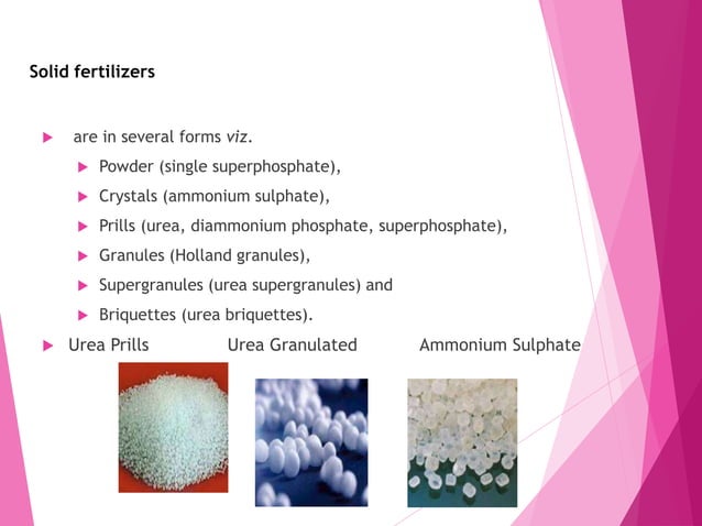 Fertilizers classification By Mr Allah Dad Khan Visiting Professor the ...