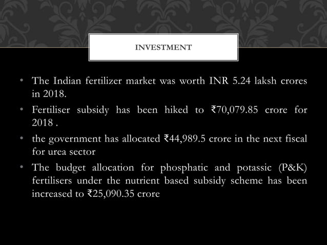 Fertilizers industry in india | PPTX