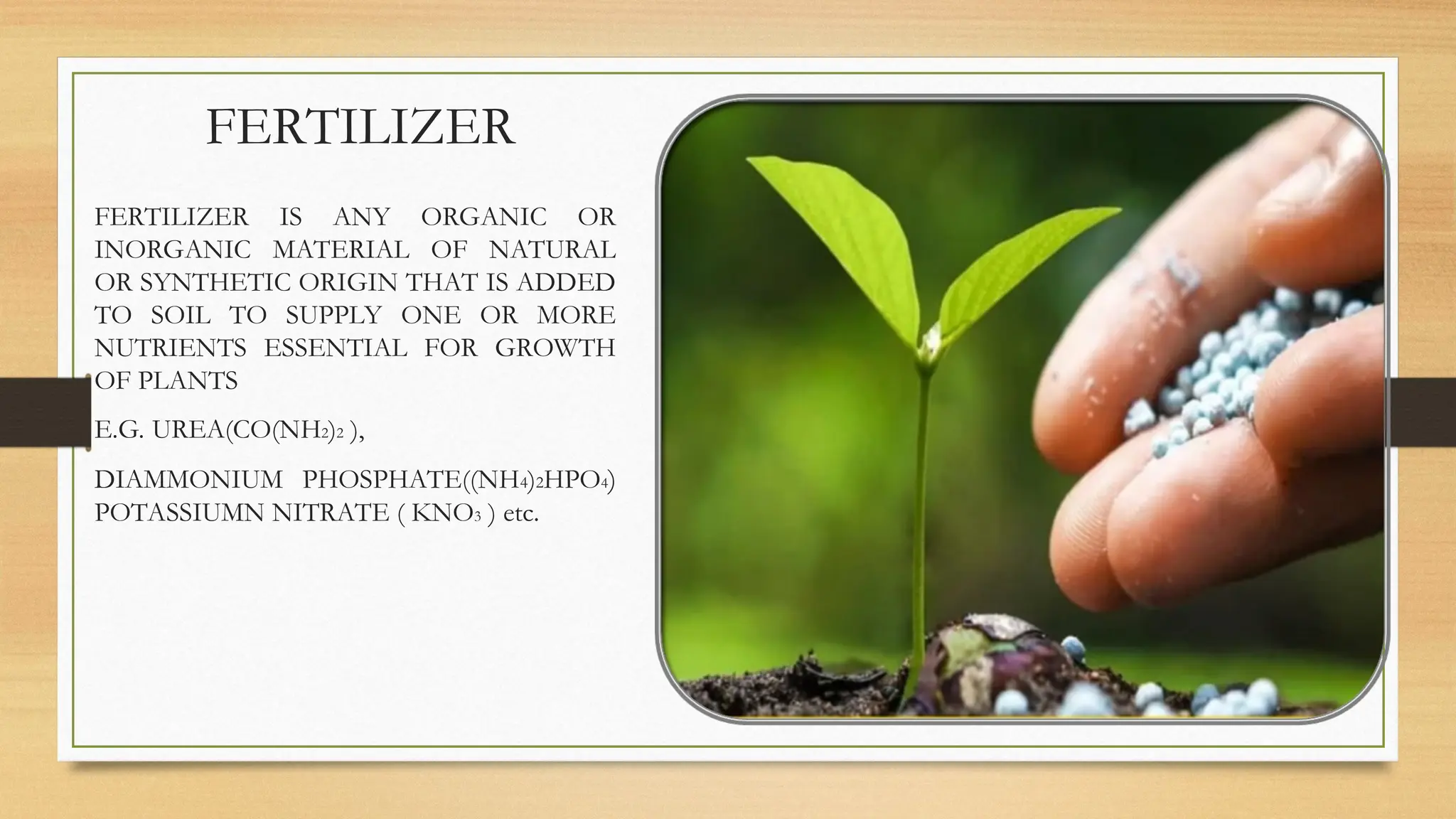 fertilizers classification types source | PPT
