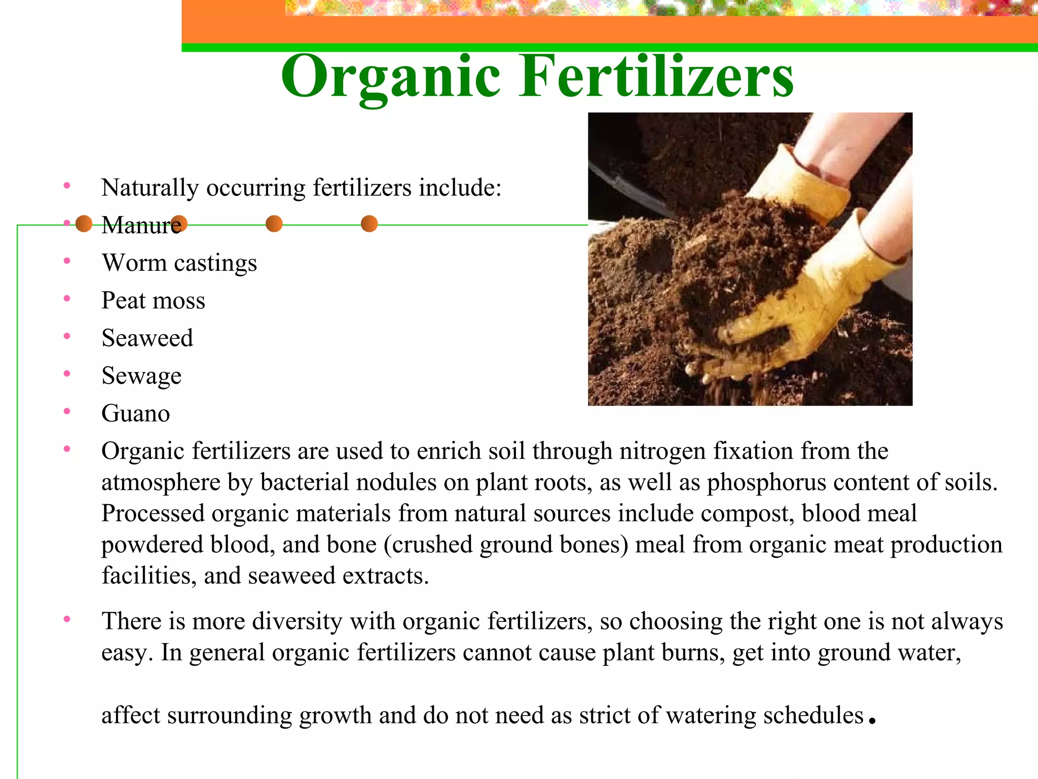 Fertilizers types By Mr Allah Dad Khan Visiting Professor the ...