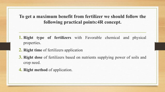 Fertilizer Use Efficiency.pptx | Agriculture | Industries