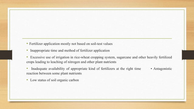Fertilizer Use Efficiency.pptx | Agriculture | Industries