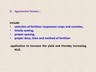 Fertilizer Use Efficiency.pdf soil science | PDF