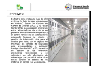 Fertinitro Automatizacion De Centros De Control De Motores | PDF