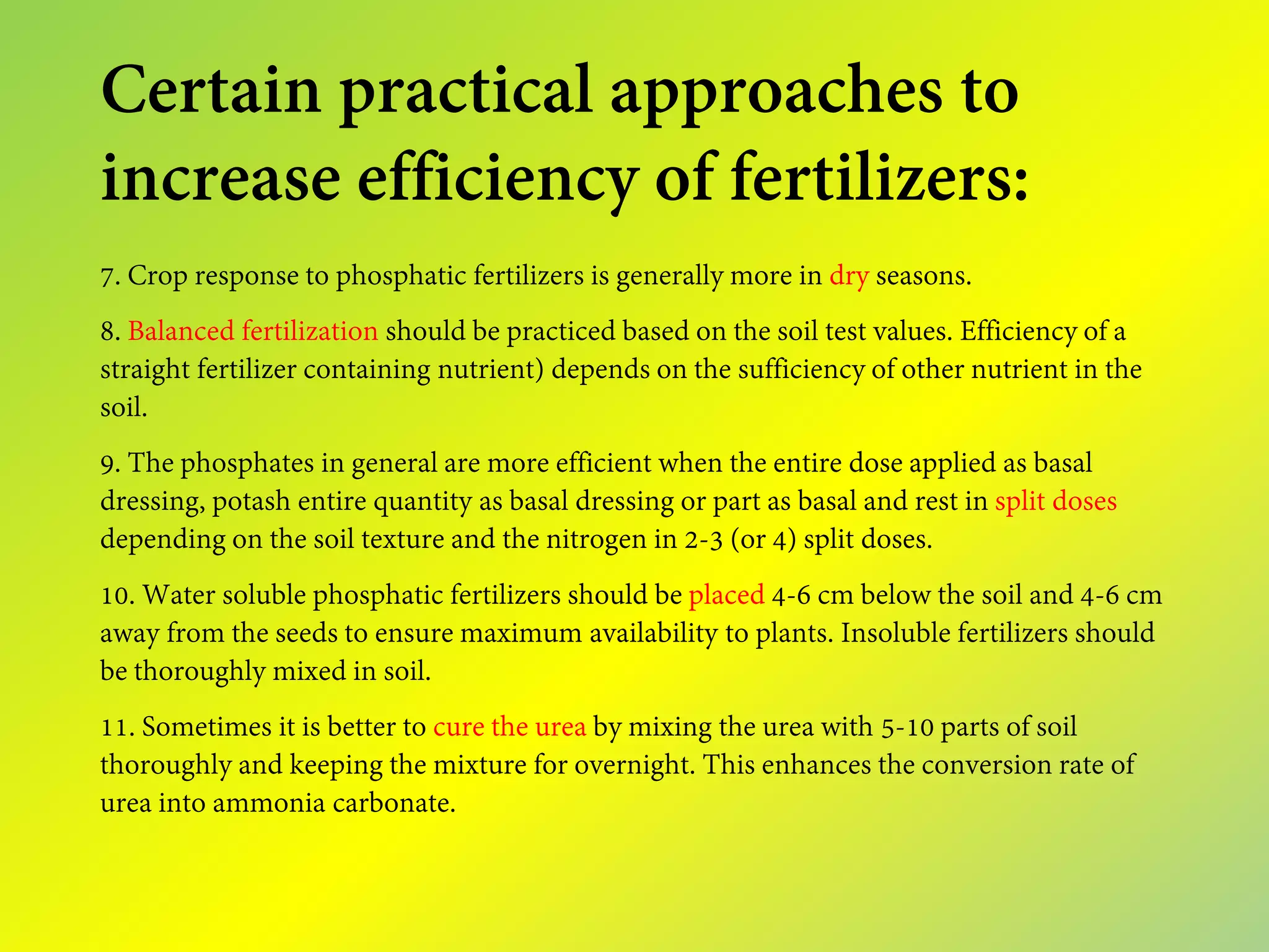 Fertliser use efficiency | PDF