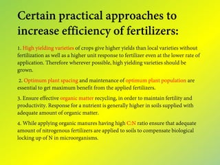 Fertliser use efficiency | PDF