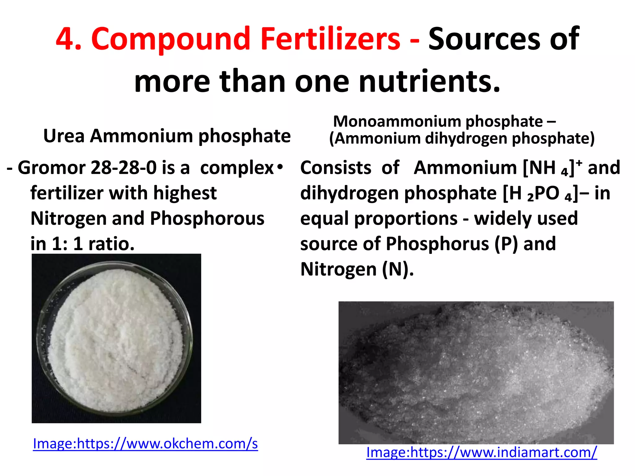 FERTILIZERS,FERTILIZER MIXTURES AND NPK CONTENT SMG | PPTX