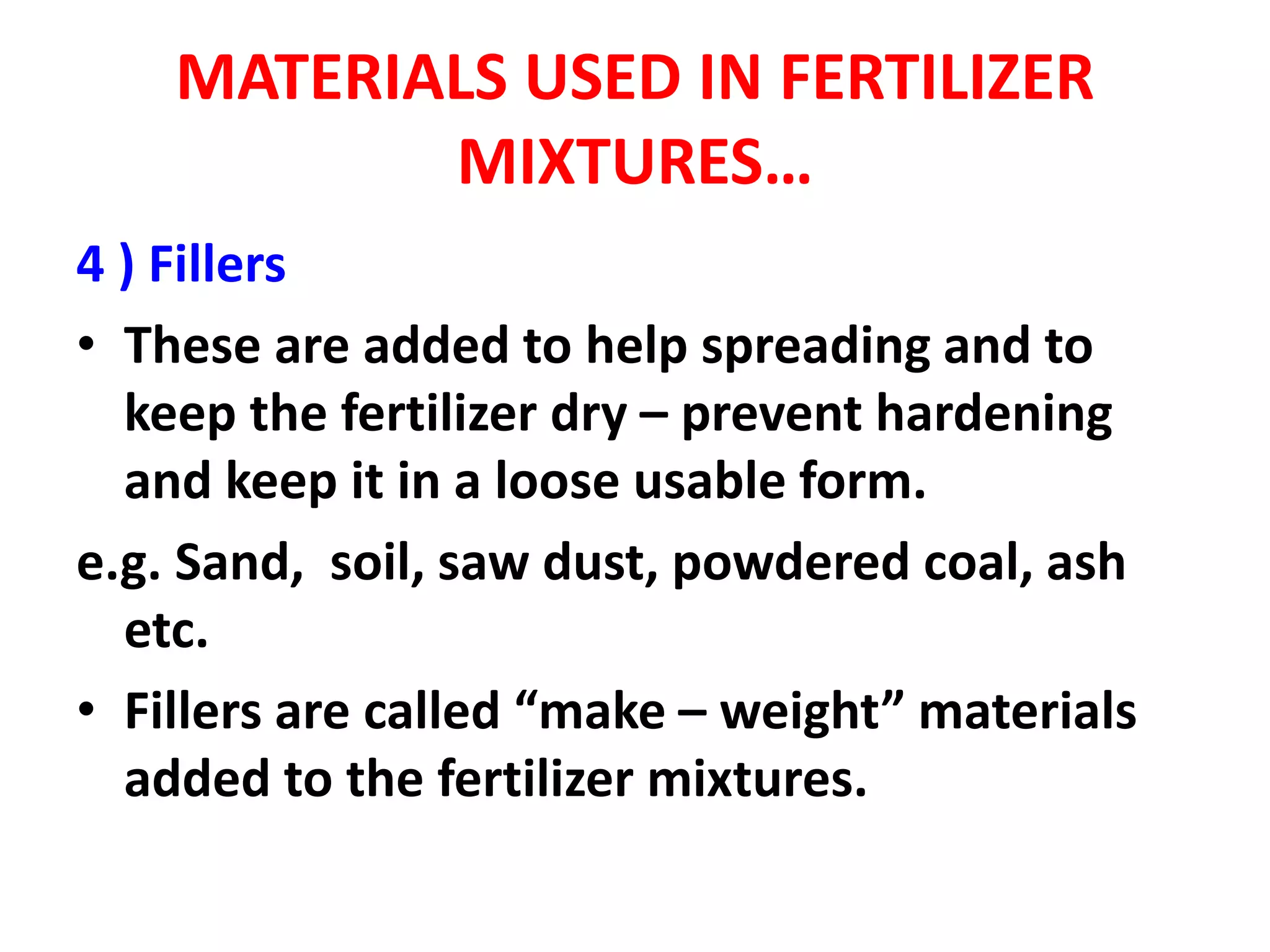 FERTILIZERS,FERTILIZER MIXTURES AND NPK CONTENT SMG | PPTX
