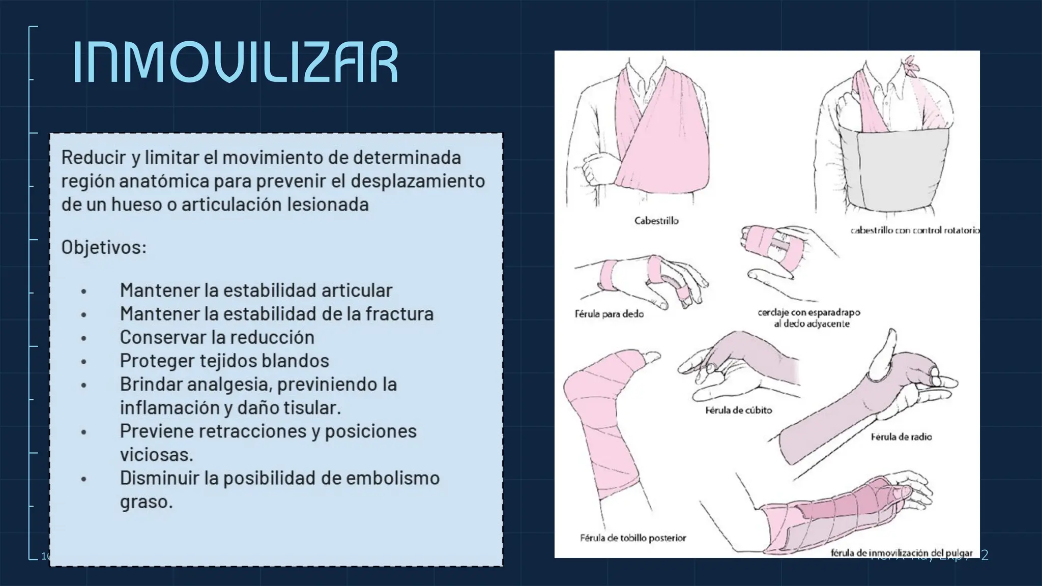 FERULAS E INMOVILIZACIONES.pdf, traumatología y ortopediA | PDF