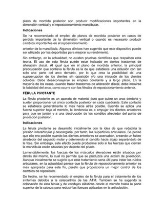 Ferulas oclusales | DOC