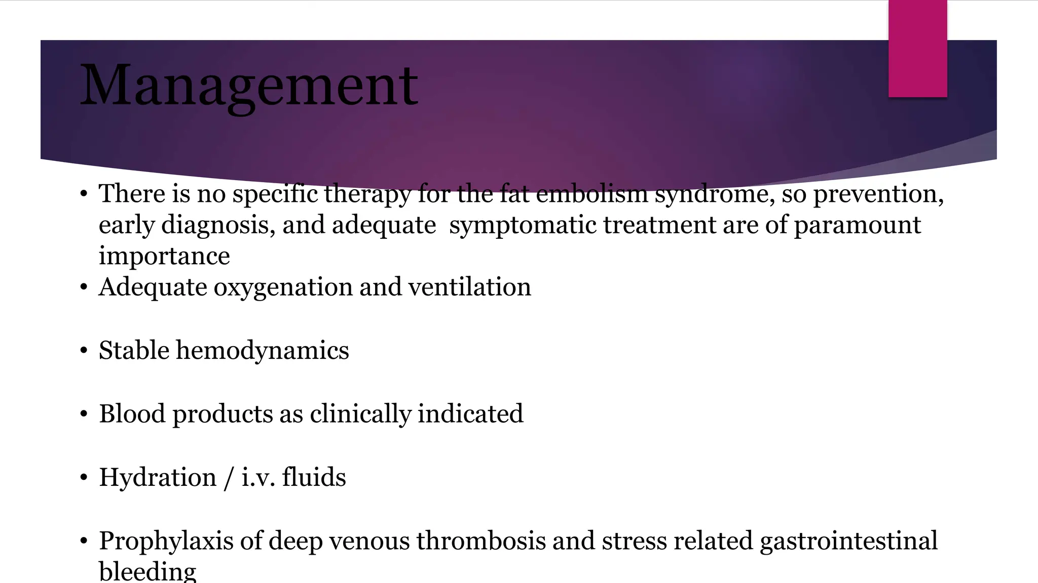 fat embolism syndrome orthopaedics slides | PPTX