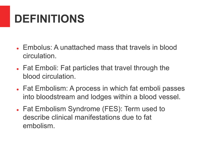 Fat Embolisum Syndrome | PPTX