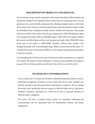 Fesiability study of Home Automation in Chitwan Nepal by Ho-Mation | PDF