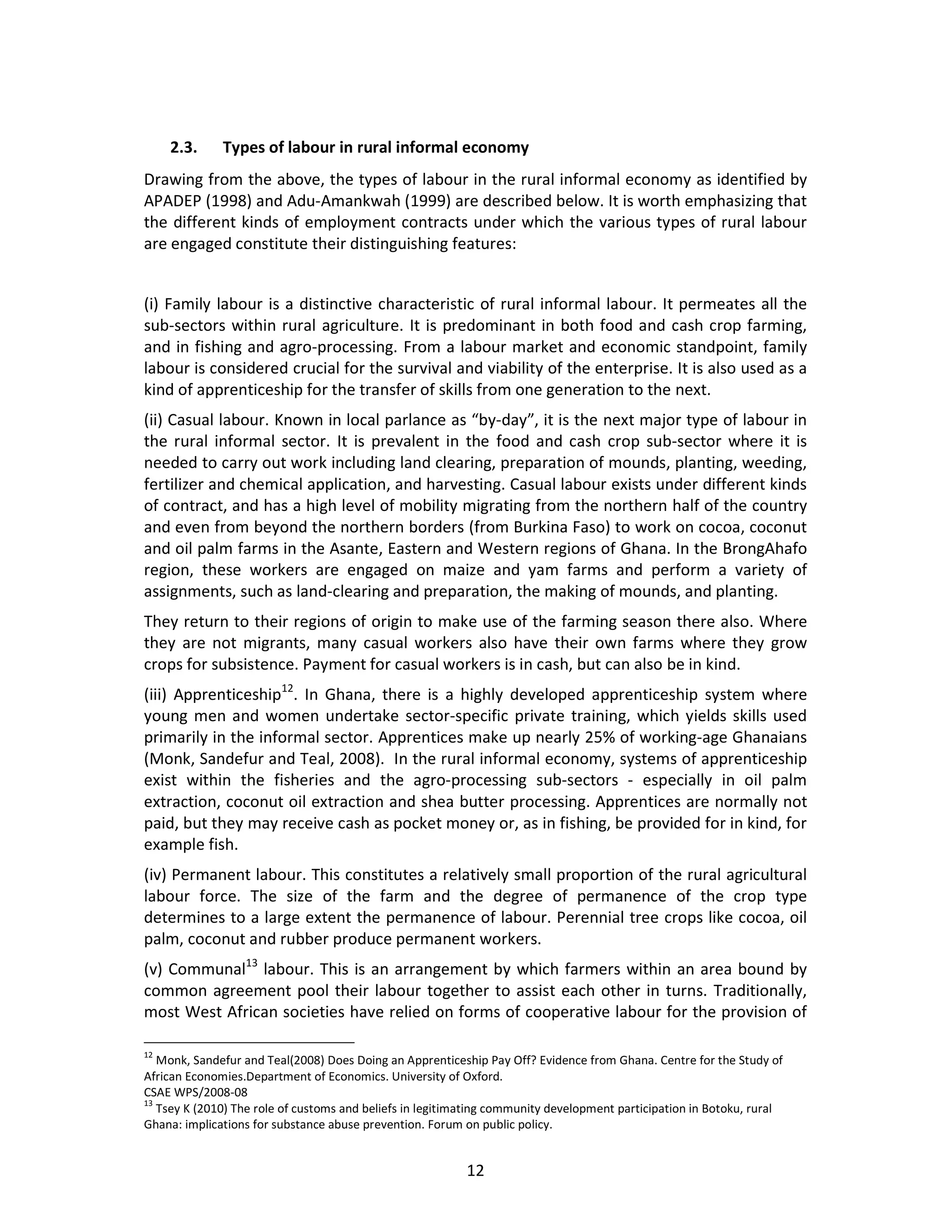 Fes informal sector_2011_final | PDF | Job Market | Economy