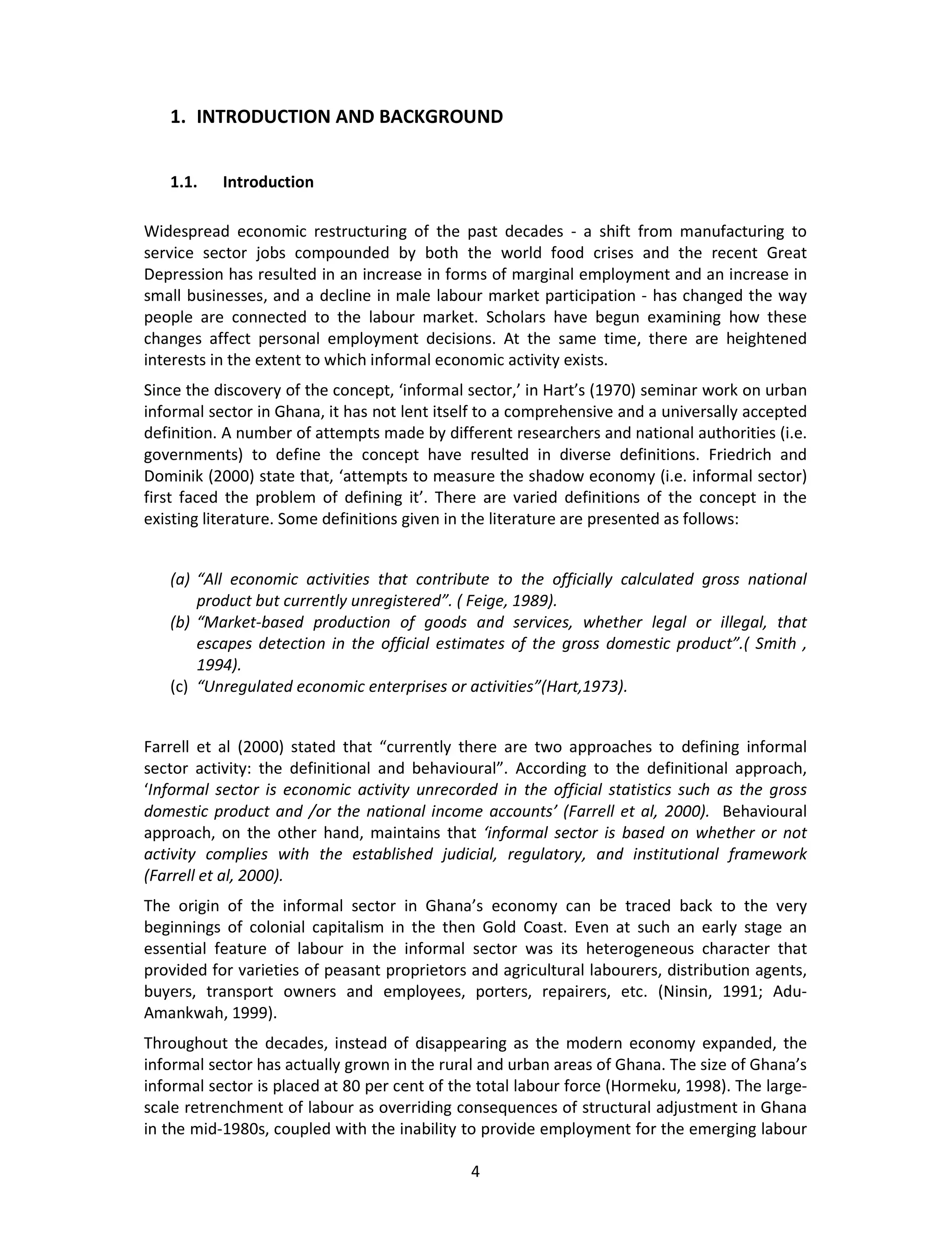 Fes informal sector_2011_final | PDF | Job Market | Economy