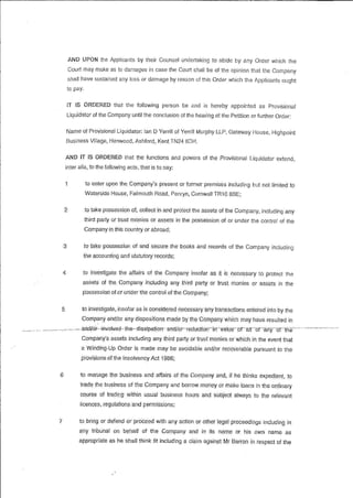 FES Liquidation Order | PDF