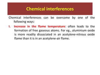 Fe spectroscopy inteference | PPTX