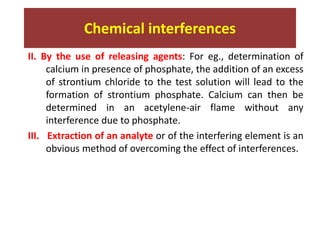 Fe spectroscopy inteference | PPTX