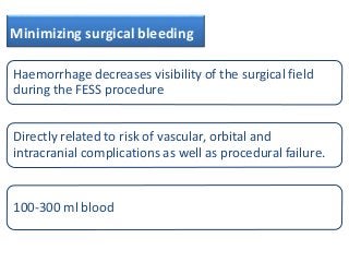 Fess anesthesia | PPTX