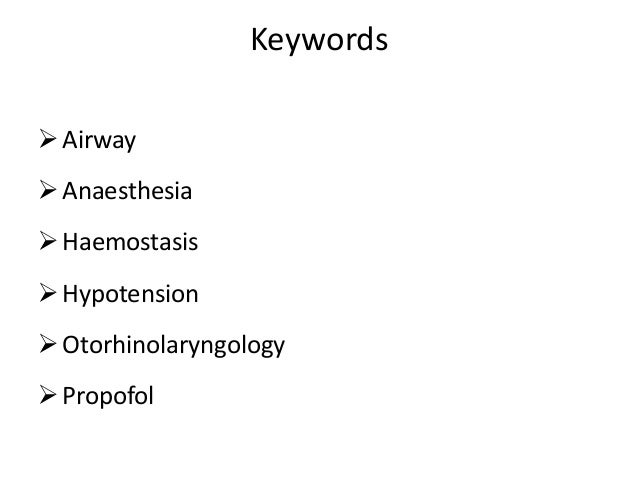 Fess anesthesia | PPTX