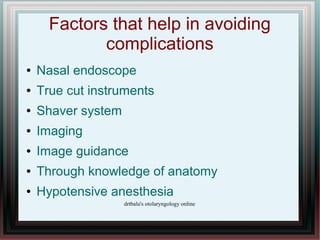 Fess complications | ODP