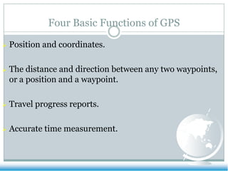 Global Positioning System ( GPS ) | PPTX | Auto Navigation Systems ...