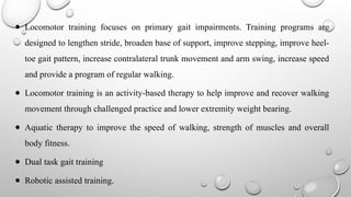 Festinating gait and it's physiotherapy management | PPTX | Physical Therapy | Wellness