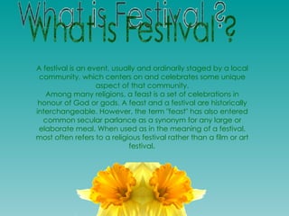Festival | PPT