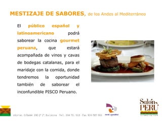 Festival GastronóMico Mestizaje De Sabores | PPT | South America Travel ...