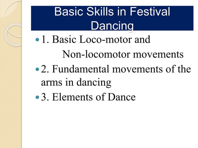 Festival dance | PPTX