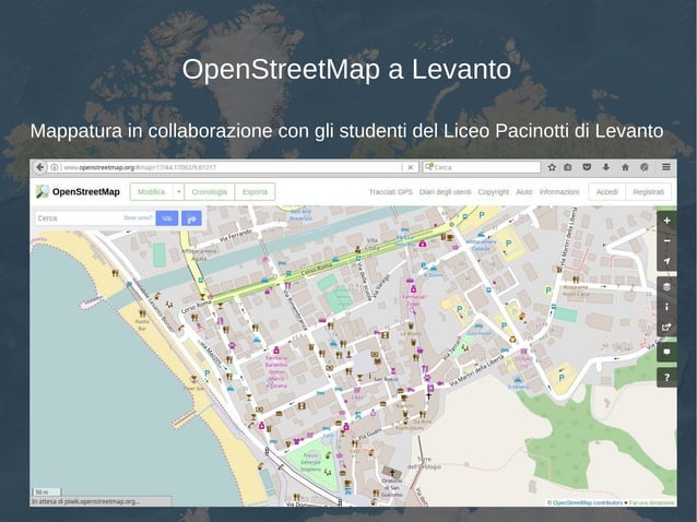 Festival delle geografie - Levanto 7 aprile 2017 - OpenStreetMap | PDF
