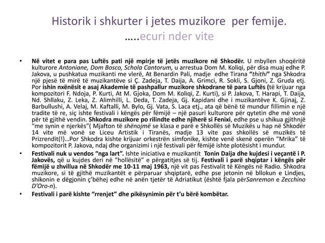 Festivali i femijeve | PPTX