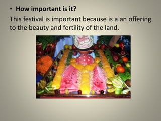The Festival of fruits and flowers in Ambato | PPT