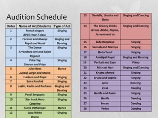 Festival plan | PPTX