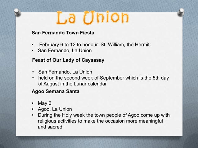 Festivals (REGION 1) Philippines | PPTX | National & Civic Holidays ...